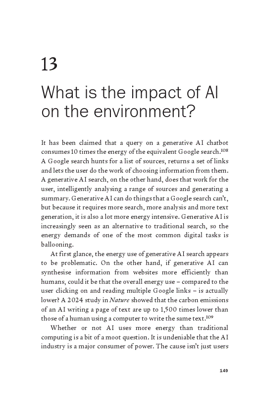 13 What is the impact of AI on the environment? | AI for BusinessA ...