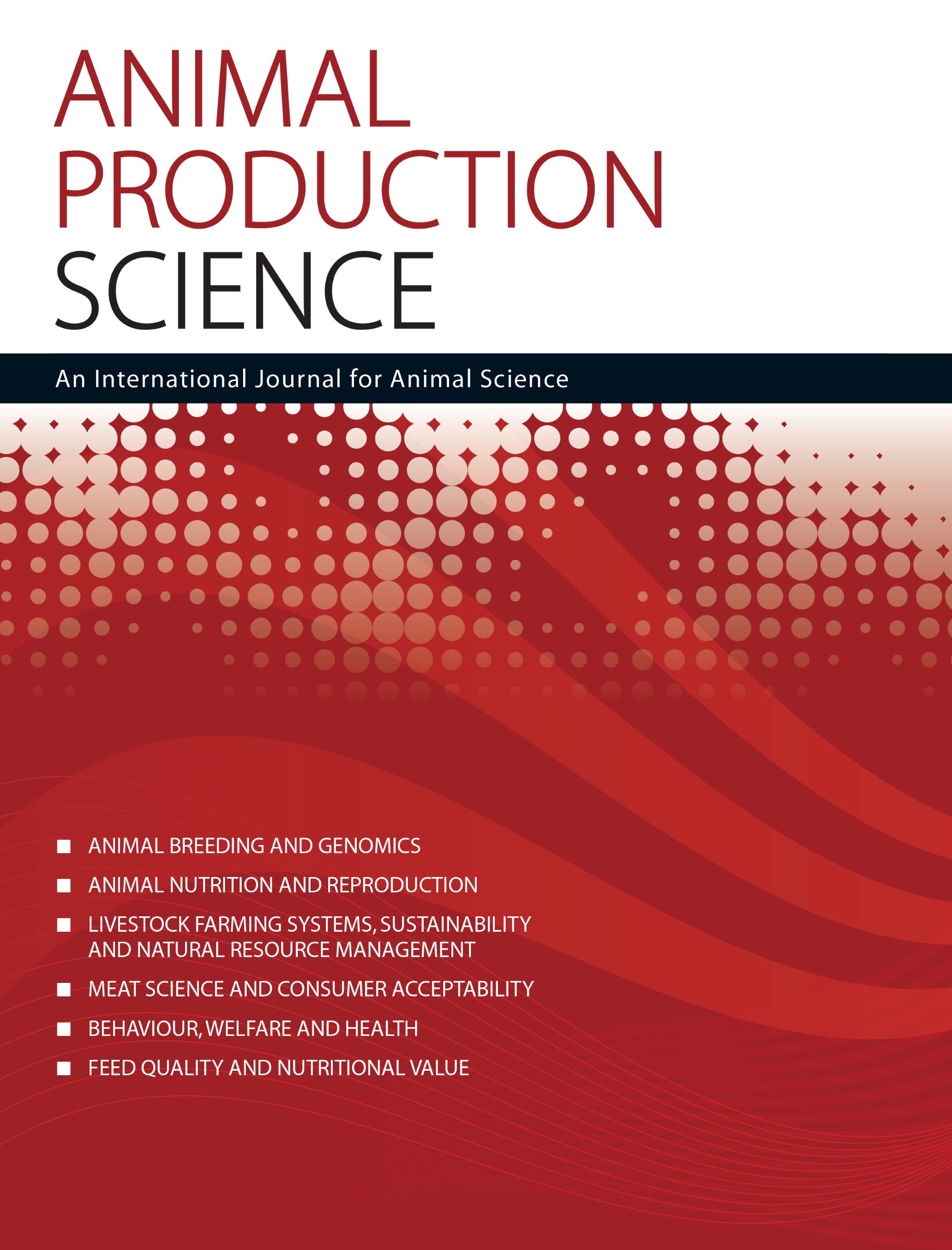 Volume 57 Issue 5 | Animal Production Science | ConnectSci